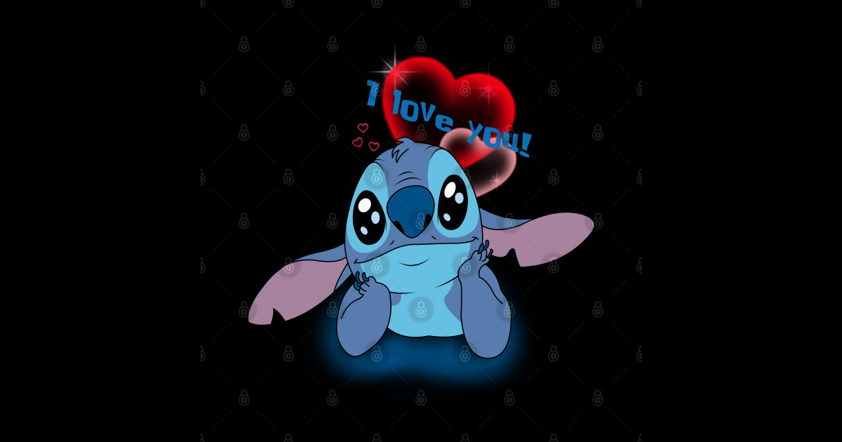 Love Stitch - Stitch - T-Shirt | TeePublic