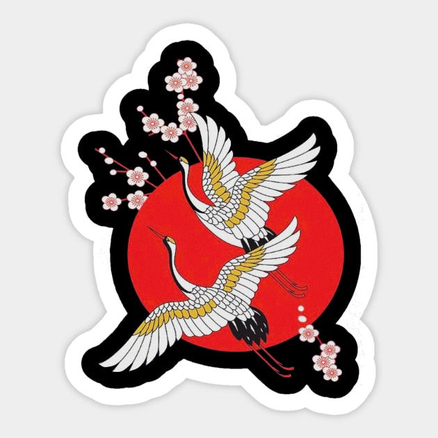 retro japan aesthetic - Japanese - Sticker | TeePublic