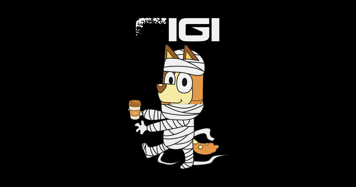 Cute Bluey Gigi Halloween Costume Vintage Cartoon - Bluey - Tapestry ...
