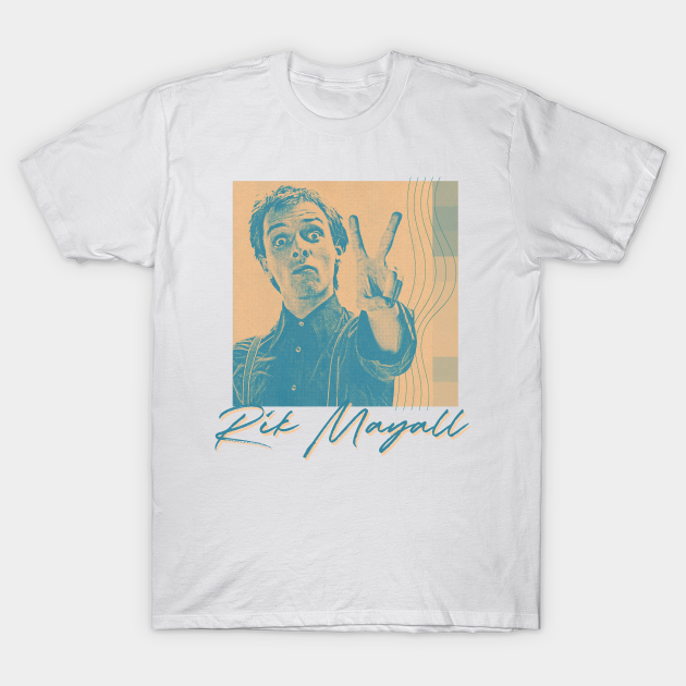 Rik Mayall // 80s Style Aesthetic Fan Design - Rik Mayall - T-Shirt ...