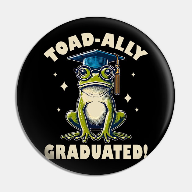 Graduation frog - Graduation Day - Pin | TeePublic