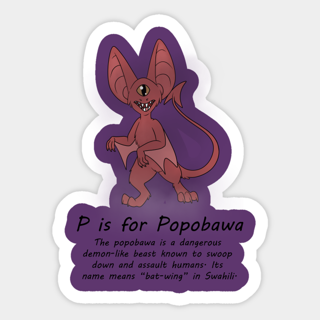 Popobawa - Cryptid - Sticker | TeePublic