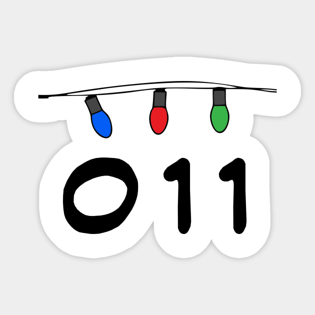 011 Stranger Things - Stranger Things - Sticker | TeePublic
