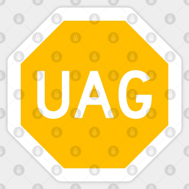 Amber Stop Codon Sign RNA UAG - Dna - Sticker | TeePublic