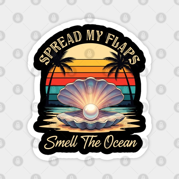 Spread My Flaps Smell The Ocean Funny Beach Joke - Spread My Flaps ...