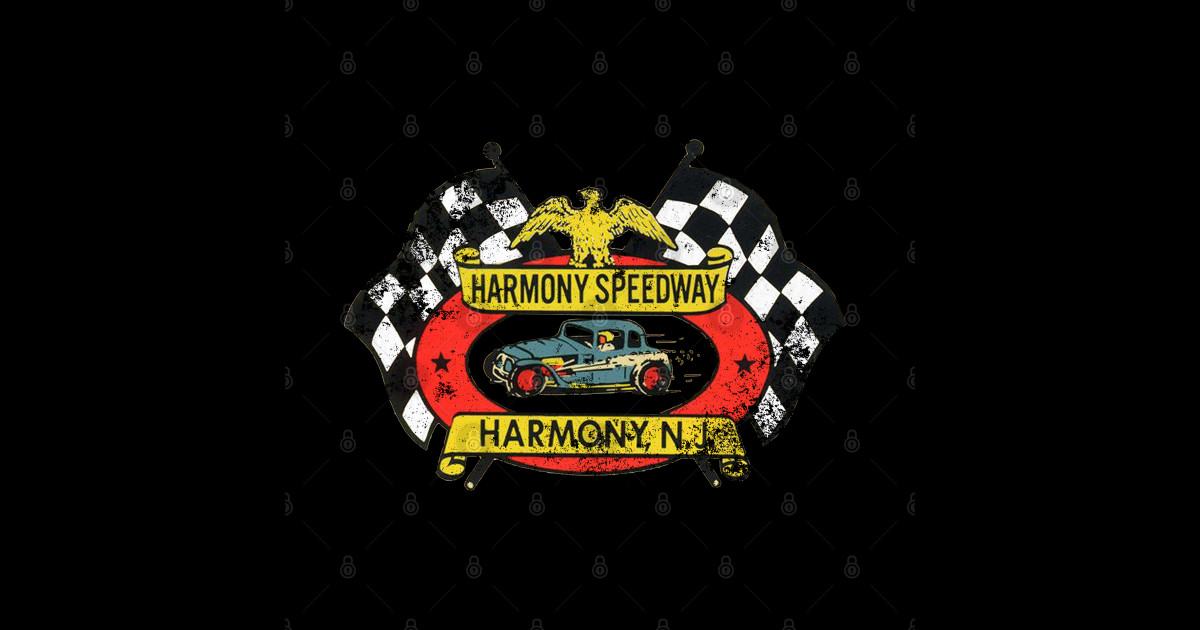 Harmony Speedway - New Jersey - Sticker | TeePublic