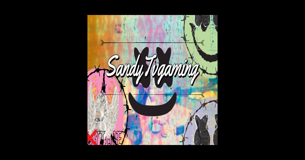 Smiley Sandy - Gamer - Sticker | TeePublic