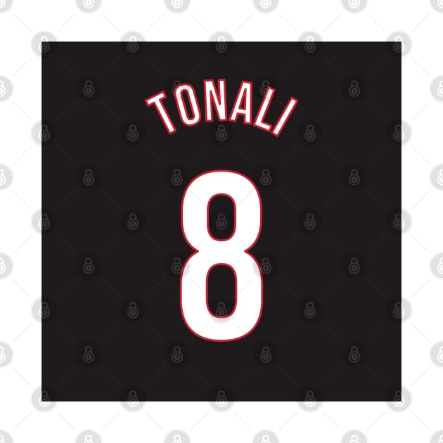 Tonali 8 Home Kit - 22/23 Season - Sandro Tonali - T-Shirt | TeePublic