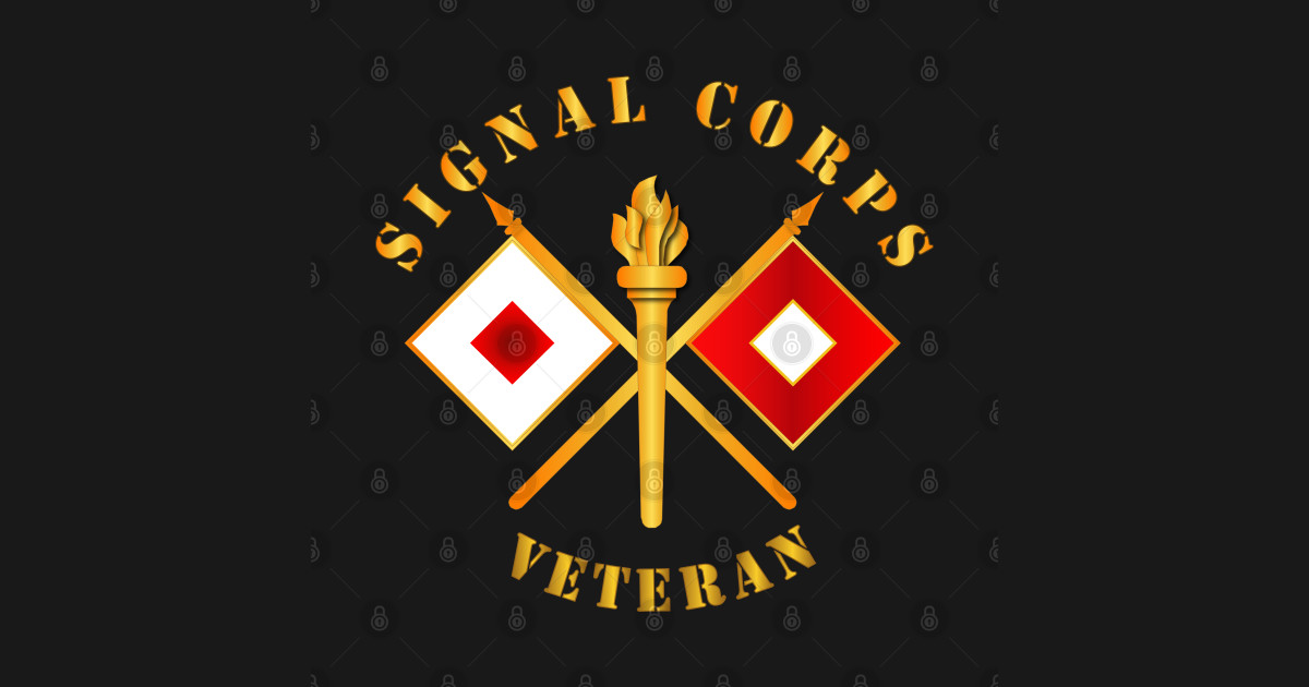 Signal Corps - Veteran w Branch - Signal Corps Veteran W Branch - T ...