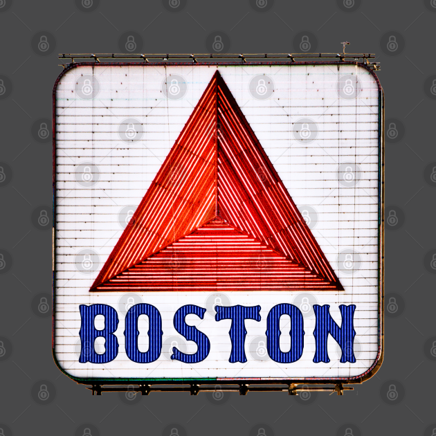 Boston sign - Boston - T-Shirt | TeePublic