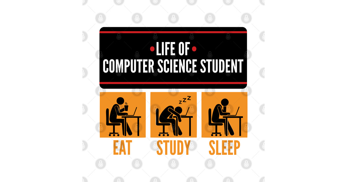 Life of ComSci Student - Coding - T-Shirt | TeePublic