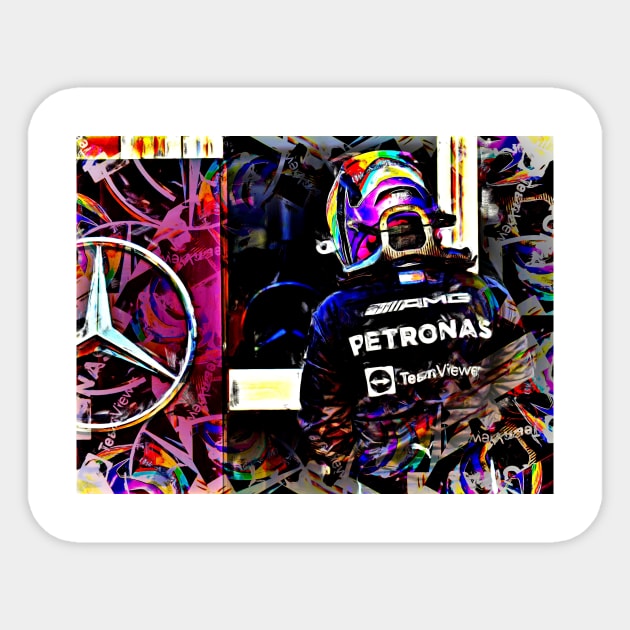 Sir Lewis Hamilton - Lewis Hamilton - Sticker | TeePublic