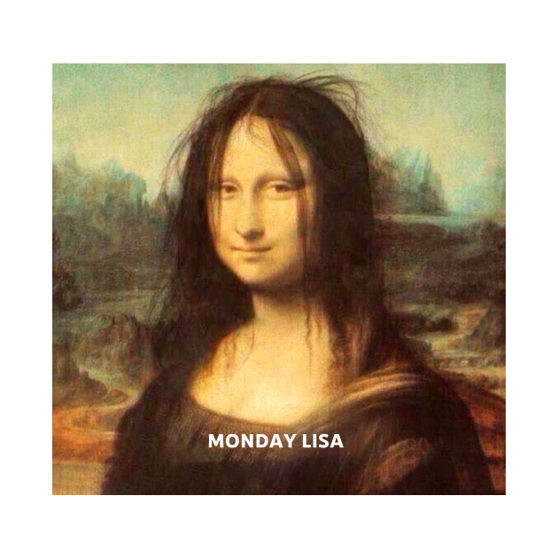 Monday Lisa - Collageart - T-Shirt | TeePublic
