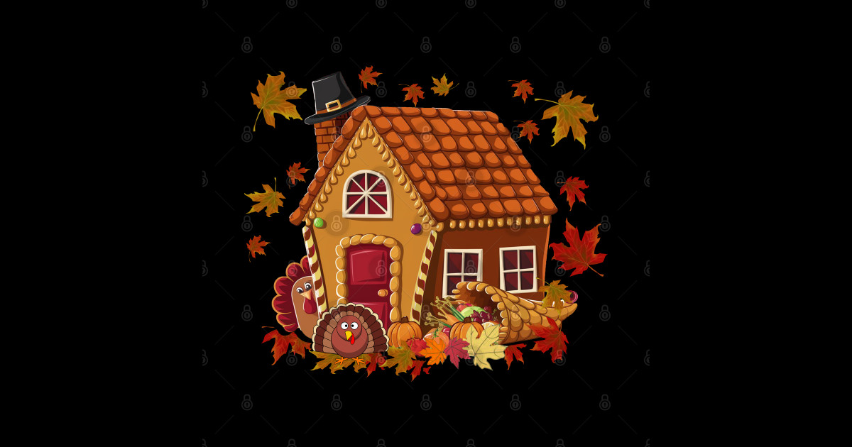 Thanksgiving Gingerbread House Thanksgiving Day - Thanksgiving Day ...