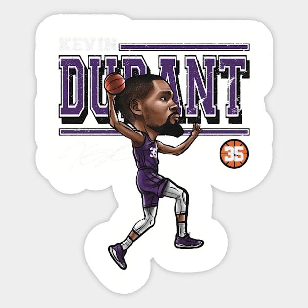 Kevin Durant Phoenix Cartoon - Kevin Durant - Sticker | TeePublic
