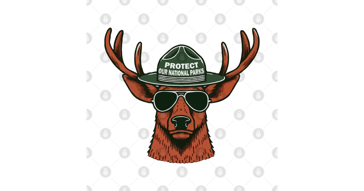 Elk Protect Our National Parks - Animal - T-Shirt | TeePublic