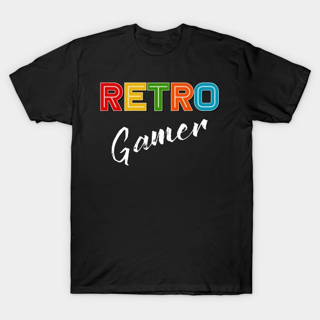 Retro Gamer - Gamer - T-Shirt | TeePublic