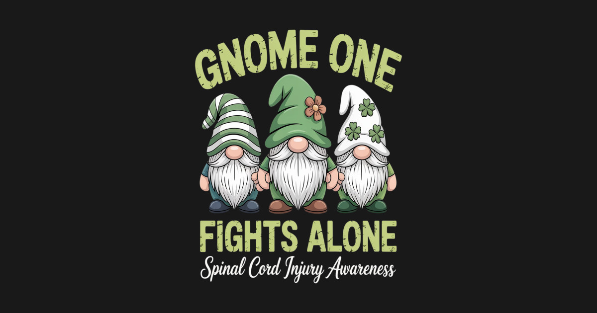 Spinal Cord Injury Awareness Month Green Ribbon Gnomies - Spinal Cord ...