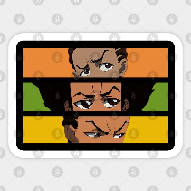 Boondocks Side eye - Boondocks - Sticker | TeePublic