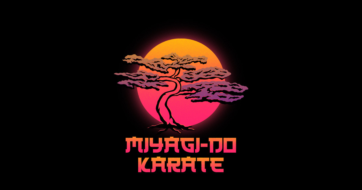 Legendary Dojo Sunset - Miyagi Do - Sticker | TeePublic
