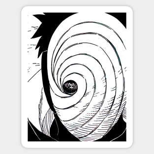 Obito Akatsuki Sharingan Stickers for Sale | TeePublic