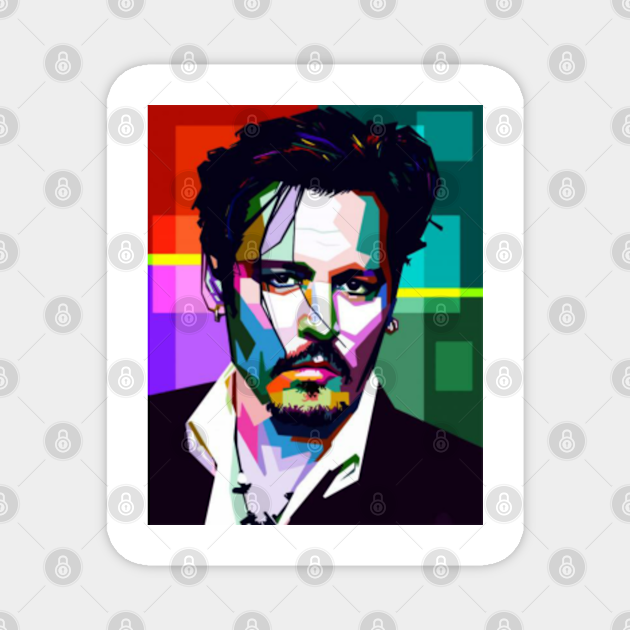 A Mega Pint Johnny Depp Johnny Depp Magnet Teepublic