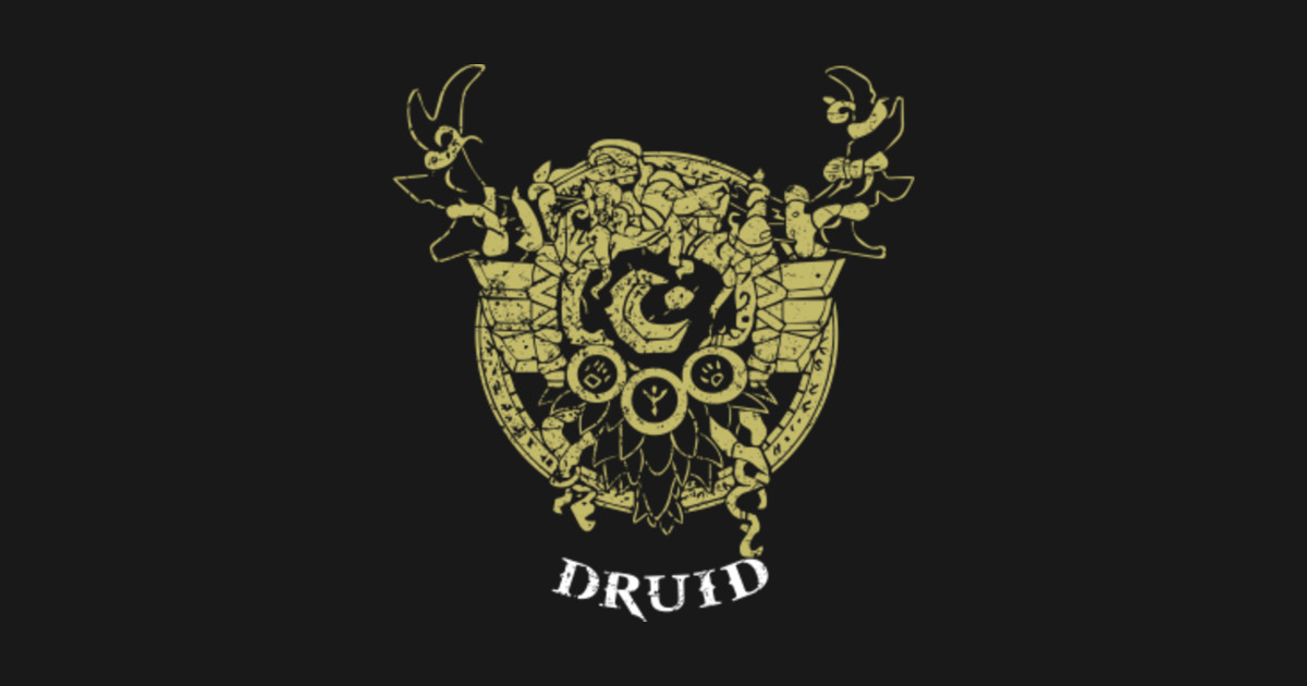 Wow Druid Class Wow Druid T Shirt Teepublic