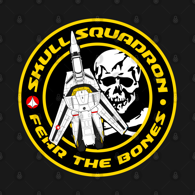 Skull Squadron Patch - Skull And Crossbones - T-Shirt | TeePublic
