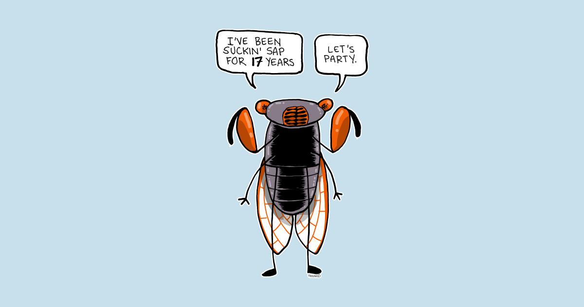 Cicada Party - Cicada - T-Shirt | TeePublic