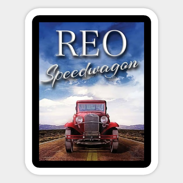 Reo Speedwagon Race - Reo Speedwagon - Sticker | TeePublic