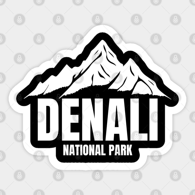 denali national park - Denali National Park - Sticker | TeePublic