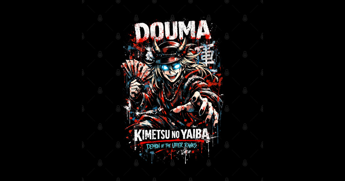 Doma Kimetsu No Yaiba - Upper Moon - Sticker | TeePublic