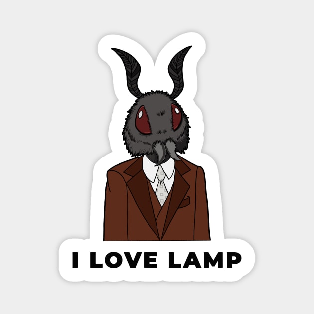 Mothman Love Lamp - Lamp - Magnet | TeePublic