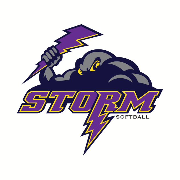 Storm Softball - Softball Logo - Baseball T-Shirt | TeePublic