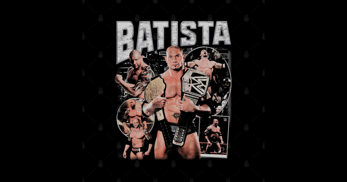 Batista Vintage Bootleg - Batista - Sticker | TeePublic
