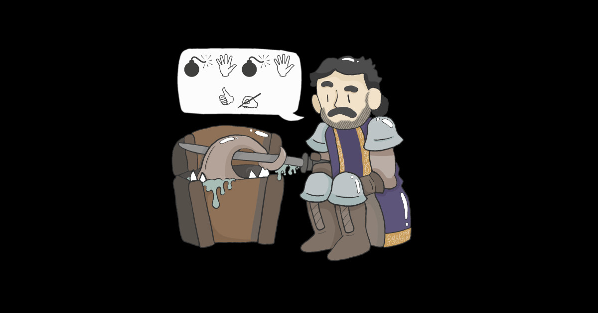 Mimic? (Wingdings Font) - Cartoony - Posters and Art Prints | TeePublic