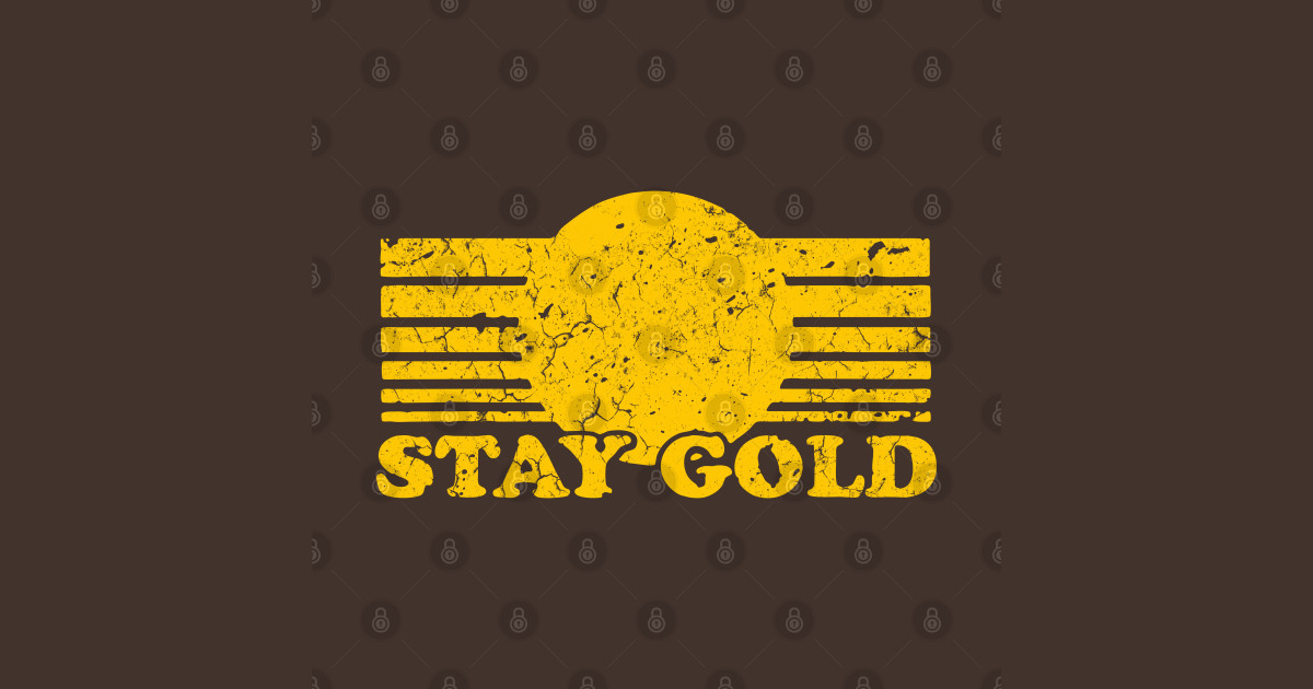 80's Stay Gold The Outsiders // Distressed Style - Stay Gold - T-Shirt ...