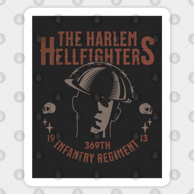 The Harlem Hellfighters - WW1 Infantry Regiment - Ww1 - Sticker | TeePublic