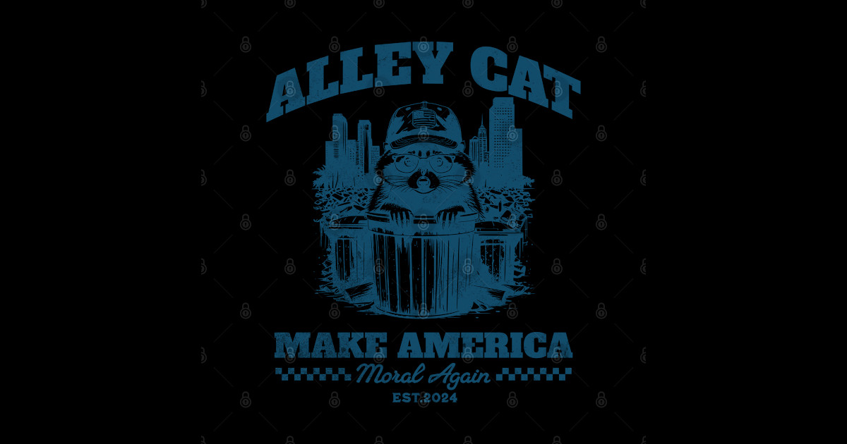 Alley Cat - Make America - Debate - Sticker | TeePublic