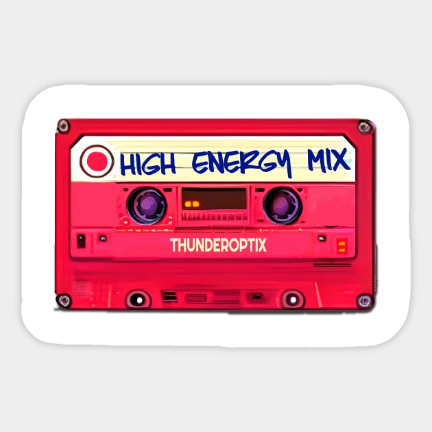 High Energy Mix Tape - Mix Tape - Sticker | TeePublic