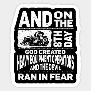 Heavy Equipment Operator Stickers for Sale | TeePublic