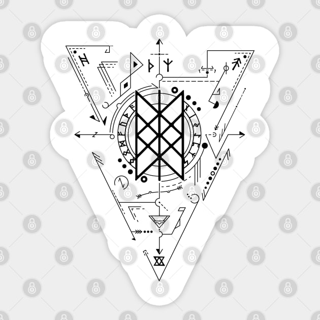 Web of Wyrd | Norse Pagan Symbol - Web Of Wyrd The Matrix Of Fate ...