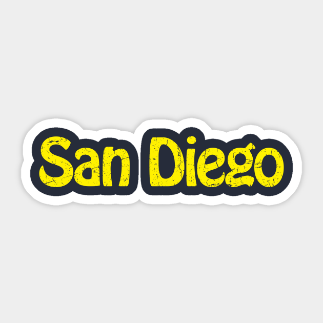 San Diego - San Diego - Sticker | TeePublic
