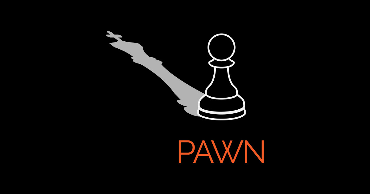 Pawn casting a king in chess - Pawn - Magnet | TeePublic