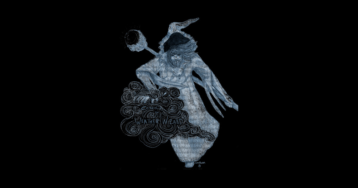 Cedric, the Weather Wizard - Wizard - Sticker | TeePublic