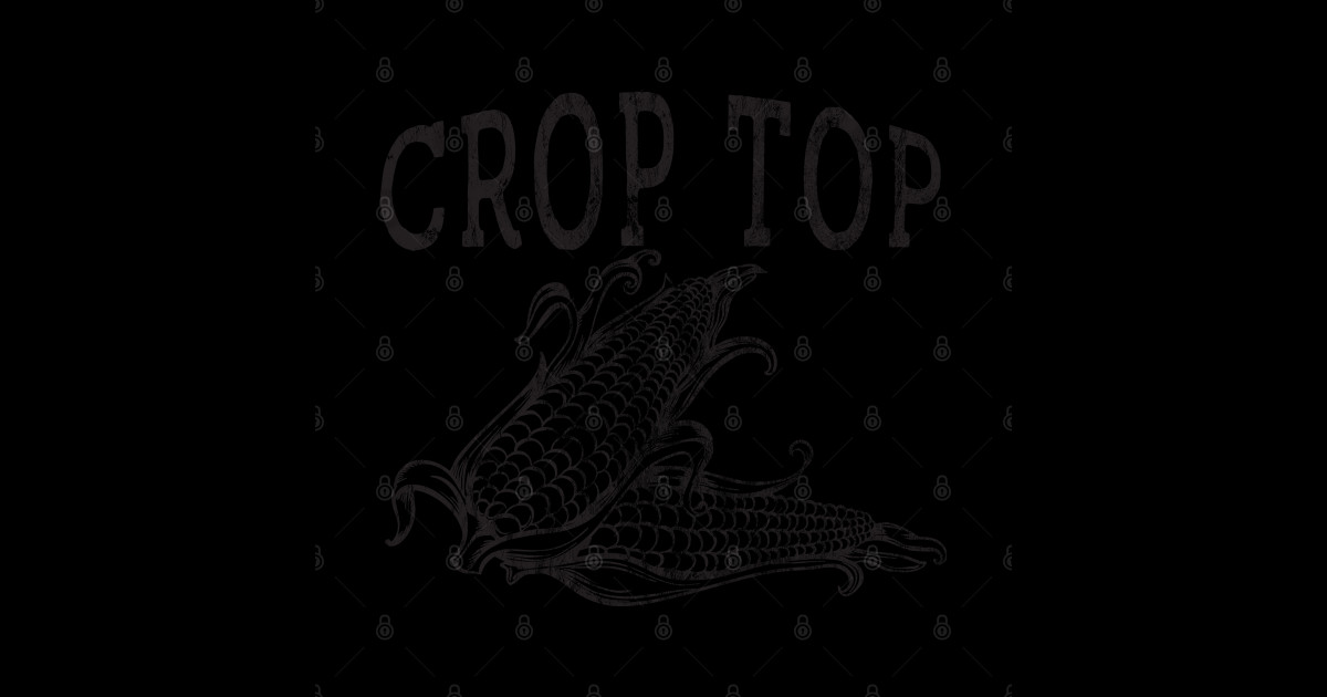 Crop Top - Crop Top - Sticker | TeePublic