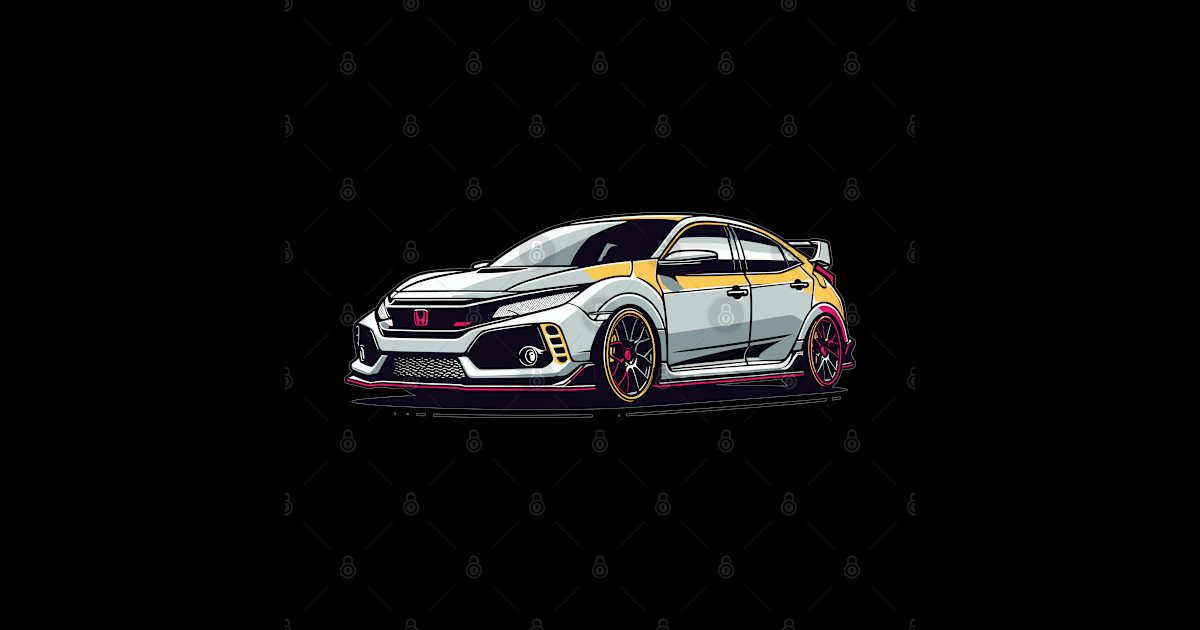 Honda Civic Type R - Honda - Sticker | TeePublic