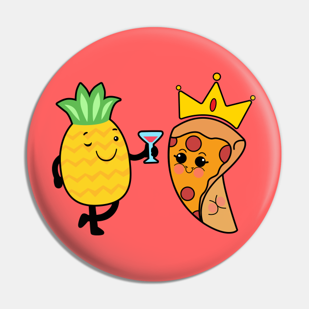 Pineapple belongs on pizza meme - Pineapple Pizza - Pin | TeePublic Pineapple belongs on pizza meme - Pineapple Pizza - Pin | TeePublic