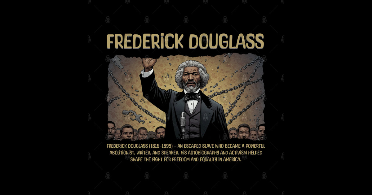 Frederick Douglass, Black History Legend - Black History - Sticker ...
