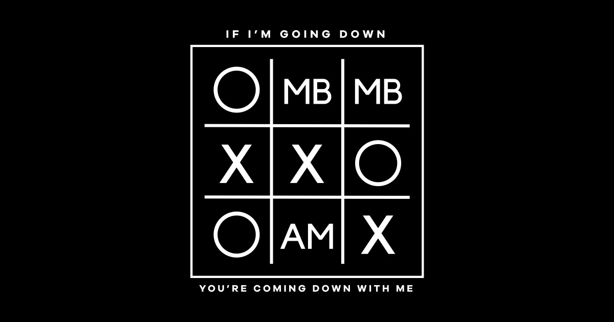 MBMBAM Tic Tac Toe - Mbmbam - Sticker | TeePublic